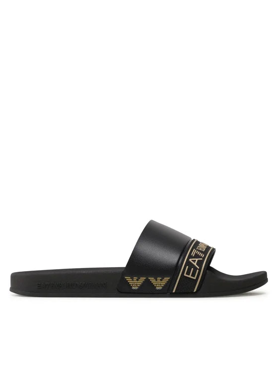 EA7 Emporio Armani Slides-Black – Phases Men's Fashion