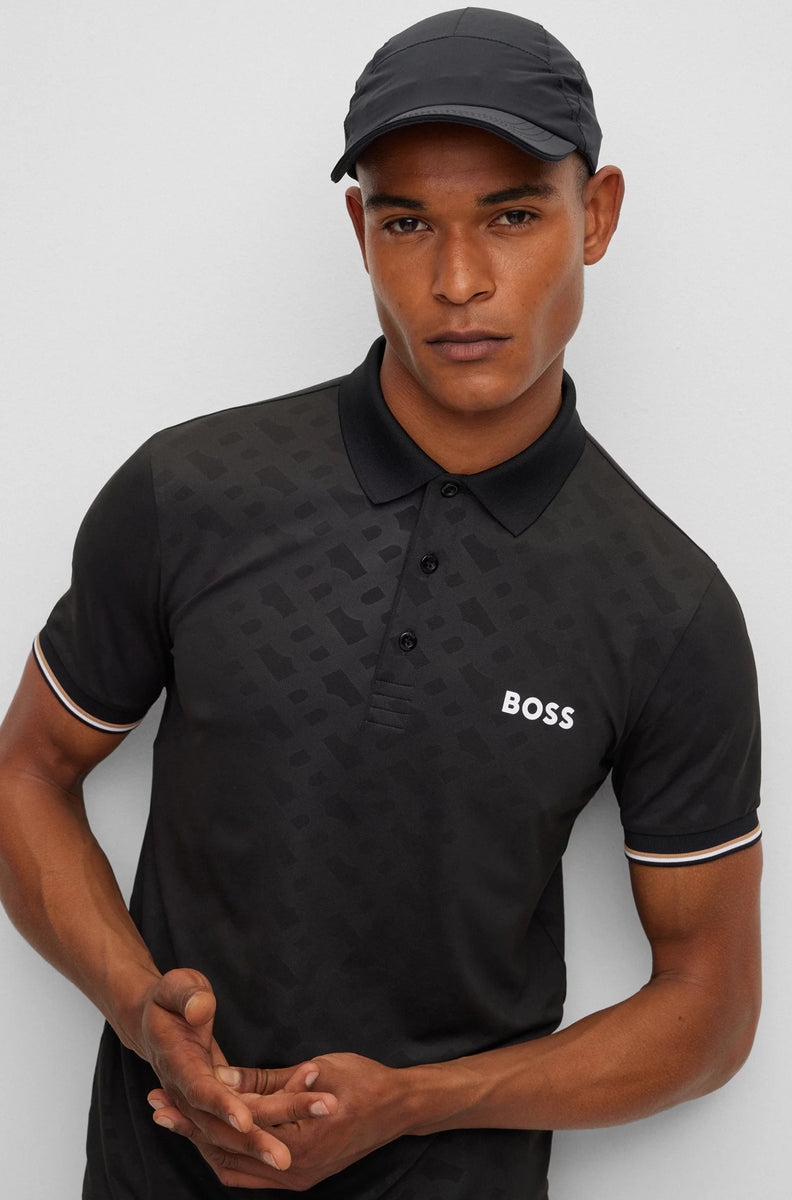 Boss Matteo Berrettini Polo-Black – Phases Men's Fashion
