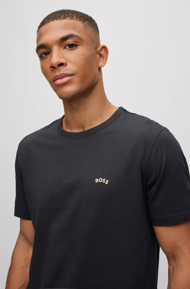 Hugo Boss Tee Curved T-Shirt-Black – Phases Men's Fashion
